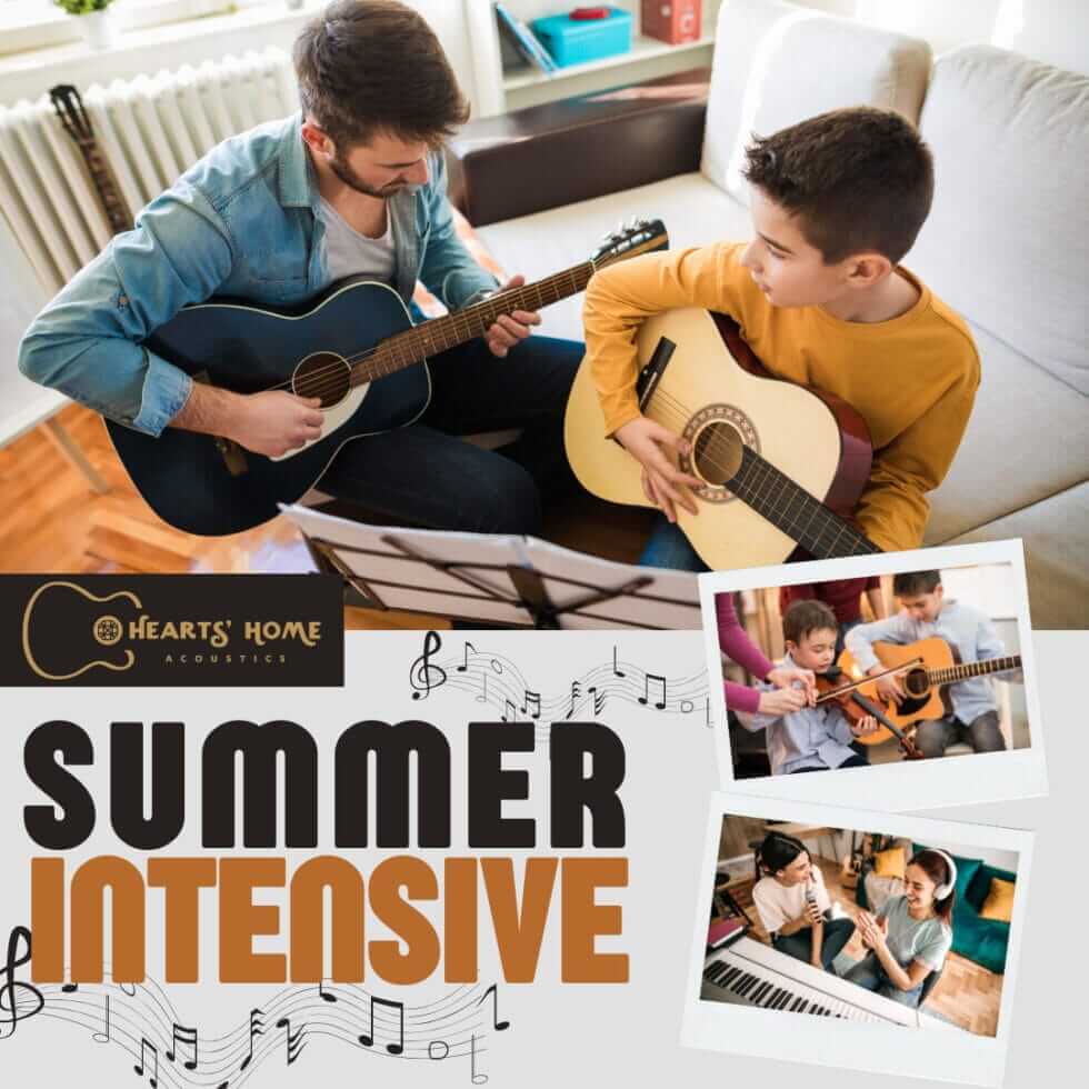 Music Lessons Summer Intensive - Hearts' Home Acoustics